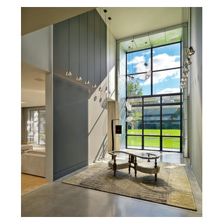 Double height Entry Hall - Modern - Hall - by Adolfo Perez, Architect ...