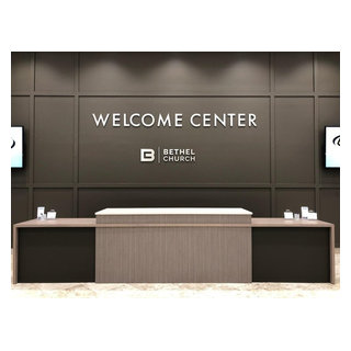 Reception Desk Quartz - Contemporain - Couloir - Chicago - par Prestige ...
