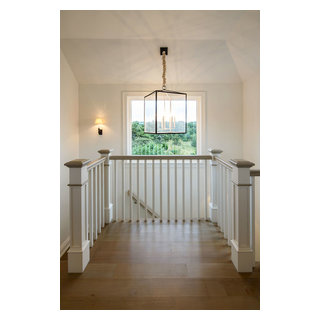 Shingle Style/Modern interior - Transitional - Hall - Boston - by ...