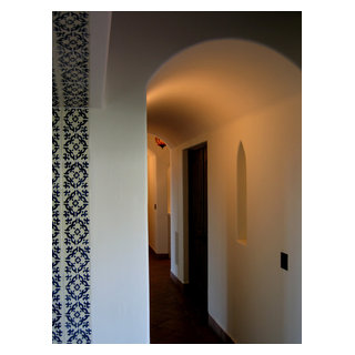 Spanish Style Barrel Vault hall - Mediterranean - Hall - Santa Barbara ...