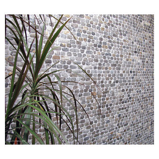 Strip Pebble - Contemporary - Hall - Chicago - by The Tile Gallery | Houzz