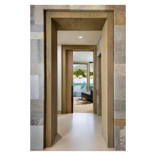 Tonal Harmony Door Detail - Contemporary - Hall - Phoenix - by Drewett ...