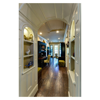 Traditional (with a twist) Arched Hallway & Study Area. - Traditional ...