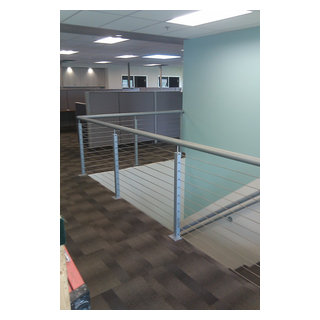 Welded Post & Rail with Stainless Cable Infill in Portland, OR ...