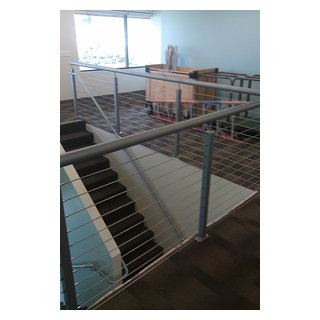 Welded Post & Rail with Stainless Cable Infill in Portland, OR ...