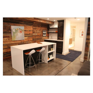 Alabaster Orange - Contemporary - Home Bar - Denver - by The Artisan ...