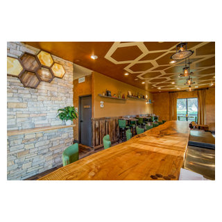 Apis Restaurant & Apiary - Home Bar - Other - by Texas Iowa Reclaimed ...