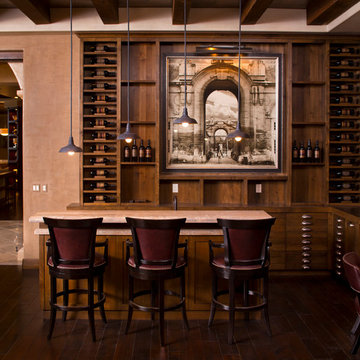 75 Mediterranean L-Shaped Home Bar Ideas You'll Love - January, 2024 ...