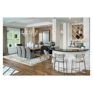 Arlington Model Home - Davidson, NC - Transitional - Home Bar ...