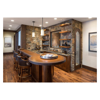 Rustic Home Bar - Rustic - Home Bar - Other | Houzz
