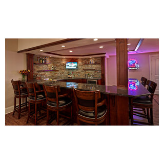 Basement Sports Bar - Traditional - Home Bar - Philadelphia - by Green ...