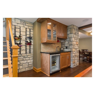 Basement Walk-up Bar - Transitional - Home Bar - Minneapolis - by FBC ...