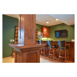 Basement Wet Bar - Home Bar - Minneapolis - by Iron River Construction ...
