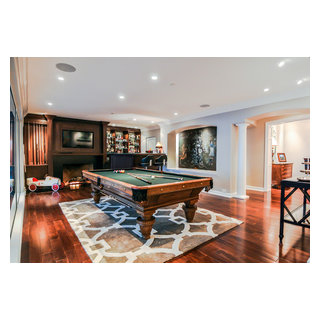Billiard Room With Full Bar - Modern - Home Bar - San Francisco - by ...