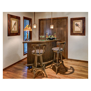 Bozell House - Tropical - Home Bar - Portland - by GreenEastman, LLC ...