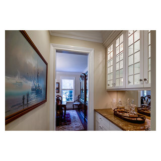 Butler's Pantry into Formal Dining Room - Traditional - Home Bar ...