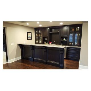 Cannon Basement - Traditional - Home Bar - Atlanta - by Creating Space ...