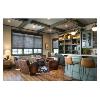 Cape Cod, casual and comfortable - Transitional - Home Bar - Los ...