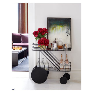 Central Park West - Modern - Home Bar - Other - by Tara Benet Design ...