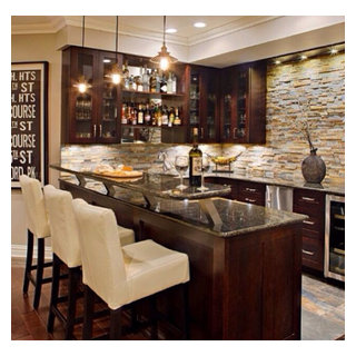 Cheers! - Transitional - Home Bar - New York - by Homestyle Kitchens ...