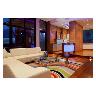Chernicky Champagne Penthouse - Contemporary - Home Bar - Oklahoma City ...