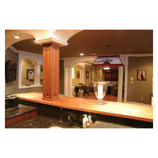 Chester, NJ - Traditional - Brazilian Cherry Wood Bar Top - Traditional ...