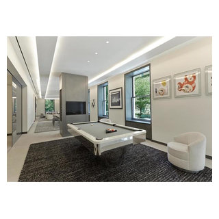 Chrome Pool Table by MITCHELL Pool Tables - Contemporary - Home Bar ...