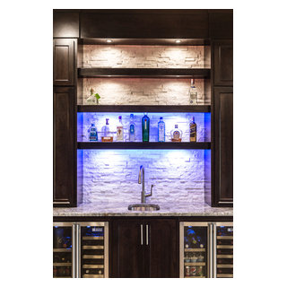 Contemporary Bar & Display - Contemporary - Home Bar - Chicago - by ...