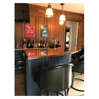 Copper Bar - Industrial - Home Bar - Philadelphia - by River Woodcraft ...