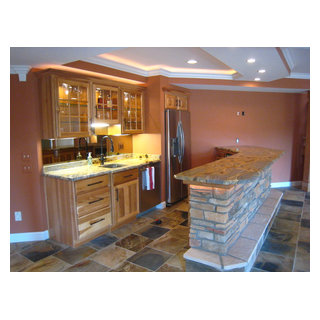 Custom Bars - Craftsman - Home Bar - Detroit - by Compo Builders Inc ...