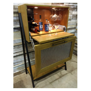 Custom Mini Bar - Contemporary - Home Bar - Seattle - by Madera ...