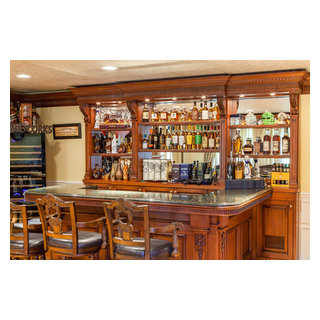 Custom Traditional Bar - Traditional - Home Bar - New York - by WL ...