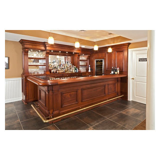 Custom Walk Up Bar - Home Bar - New York - by WL Kitchen & Home | Houzz