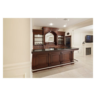 Custom Walk Up Bar - Home Bar - New York - by WL Kitchen & Home | Houzz