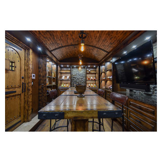 Custom Whiskey Bar & Other Custom Work | Edmonton, AB - Rustic - Home ...
