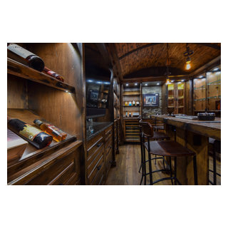 Custom Whiskey Bar & Other Custom Work | Edmonton, AB - Rustic - Home ...