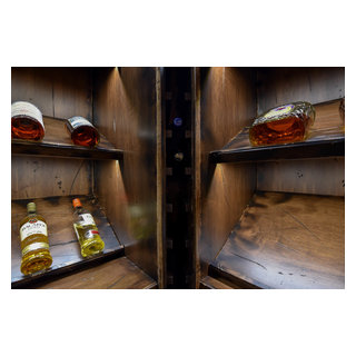 Custom Whiskey Bar & Other Custom Work | Edmonton, AB - Rustic - Home ...