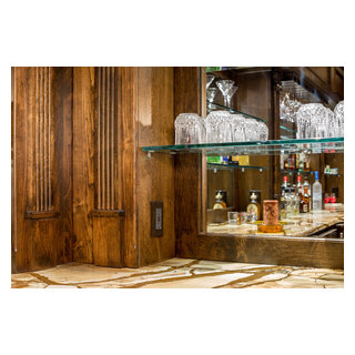 Direct Build Milton Basement Project - Craftsman - Bar de Salon ...