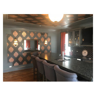 Dura Supreme Custom Bar Installation - Contemporary - Home Bar ...