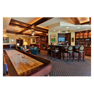 Entertainment Areas - Traditional - Home Bar - Albuquerque - by Eric ...