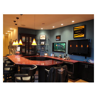 Entire Home Design 2010 - Eclectic - Home Bar - Milwaukee - by Lori ...