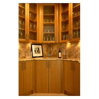 Fairfleid Modern Home - Modern - Home Bar - New York - by Jeannine ...