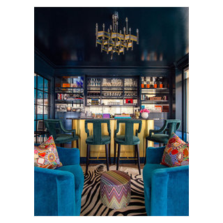 Fashionistas Posh Pad - Transitional - Home Bar - Miami - by SKIN ...