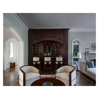 Formal Living Room Bar - Traditional - Home Bar - Detroit - by Vogue ...