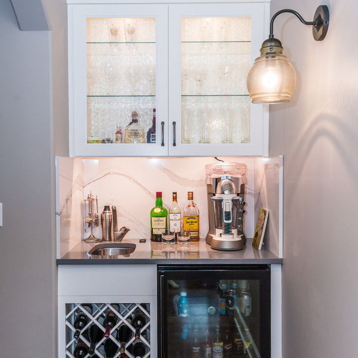 75 Most Popular 75 Beautiful Single-wall Home Bar Ideas & Designs ...