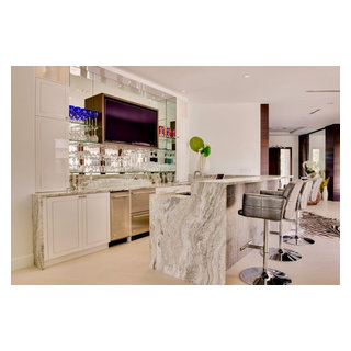OPEN BAR CONCEPT - Modern - Home Bar - Miami - by Heidi Pettee Designs ...