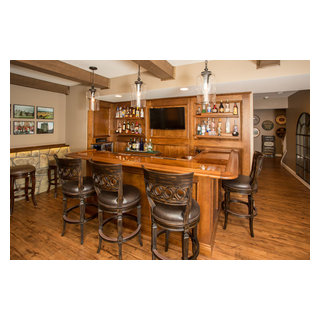 Haymarket Basement Pub - Rustic - Home Bar - DC Metro - by Grace Thomas ...