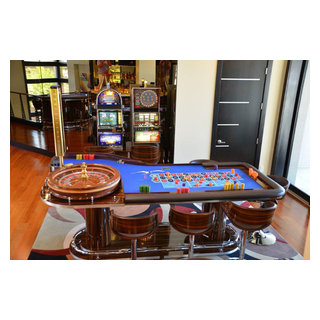 High-End Game Room - Contemporary - Home Bar - Los Angeles - by Pharaoh ...