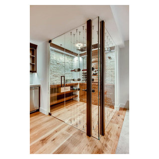 Inset - Clear Select Walnut - Home Bar - Denver - by The Artisan Shop ...