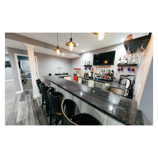 Jeff Perri's Full Basement - Transitional - Home Bar - Chicago - by ...